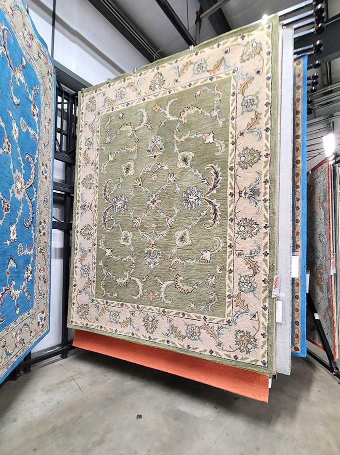 Area rugs that would command premium prices elsewhere wait to transform living spaces &ndash; proof that good taste doesn't have to come with a painful price tag.