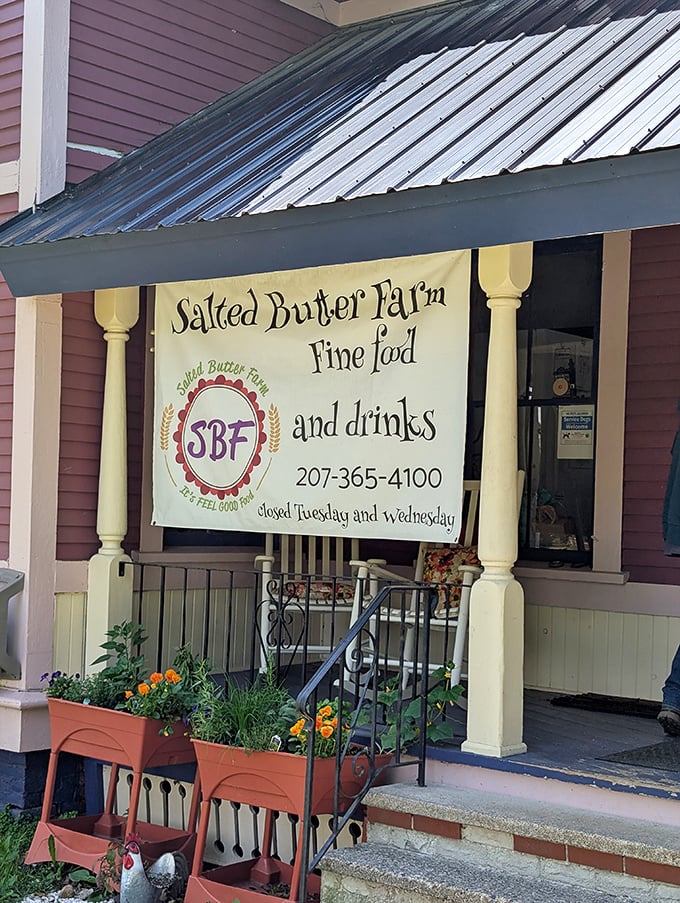 "Fine food and drinks" isn't just a promise on a banner&mdash;it's the mission statement of this pink Victorian food sanctuary.