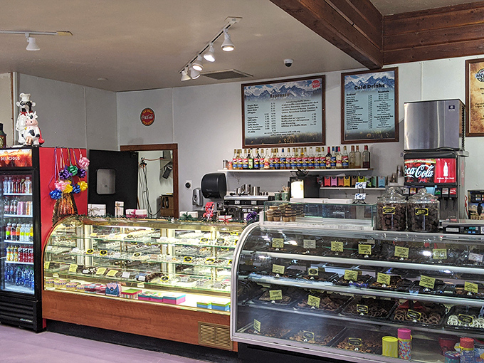 Behind this glass lies a kingdom of frozen possibilities&mdash;each flavor patiently waiting its turn to change someone's day.