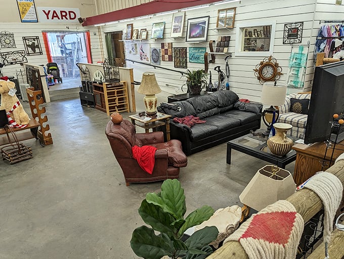 Living room vignettes that spark immediate "before" and "after" renovation fantasies&mdash;just add imagination and perhaps some upholstery cleaner.