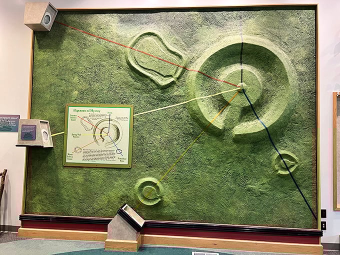 Ancient engineering mapped with modern precision. This fascinating model reveals the astronomical alignments that make these mounds a prehistoric marvel.