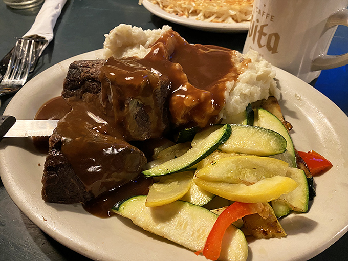 Pot roast that doesn't just fall apart&mdash;it surrenders completely, waving the white flag of deliciousness.