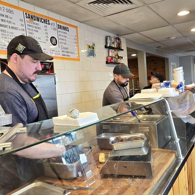 The maestros of meat orchestrate your BBQ experience with the precision of neurosurgeons and the soul of jazz musicians.