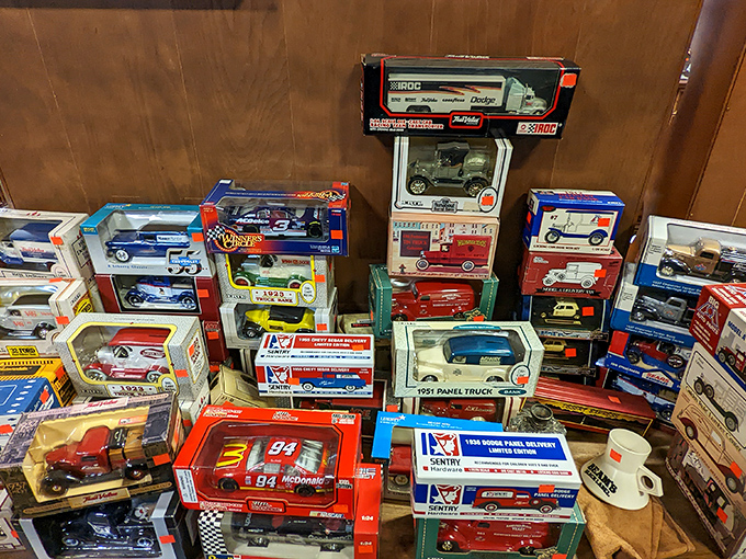 Miniature automotive history in boxes! These vintage toy cars represent the dreams of countless childhoods and the collecting passion of grown-ups.