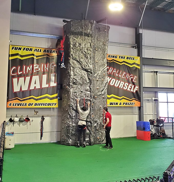 Vertical challenges await the brave, with four difficulty levels separating the "I climb mountains for fun" Alaskans from the "I consider stairs exercise" visitors.
