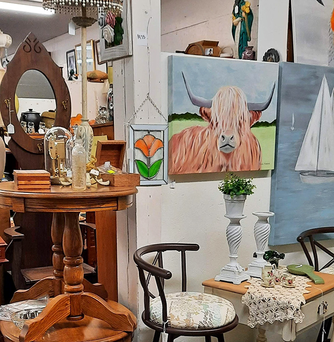 That Highland cow painting isn't just decor&mdash;it's the conversation starter your living room wall has been waiting for.