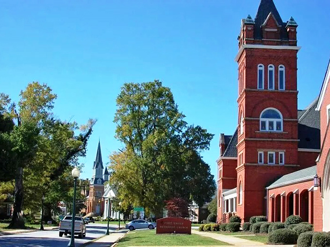Historic buildings frame Laurens' inviting streets, offering retirees small-town charm without sacrificing their monthly budget.