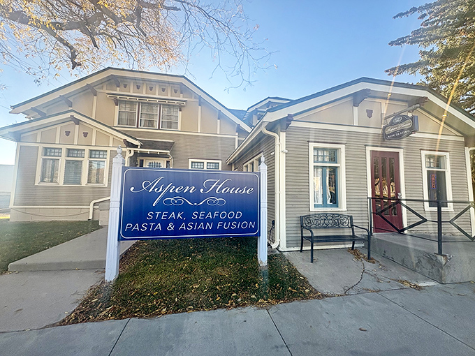 Aspen House Restaurant serves up steak and seafood in a historic home without the inflated resort-town pricing.