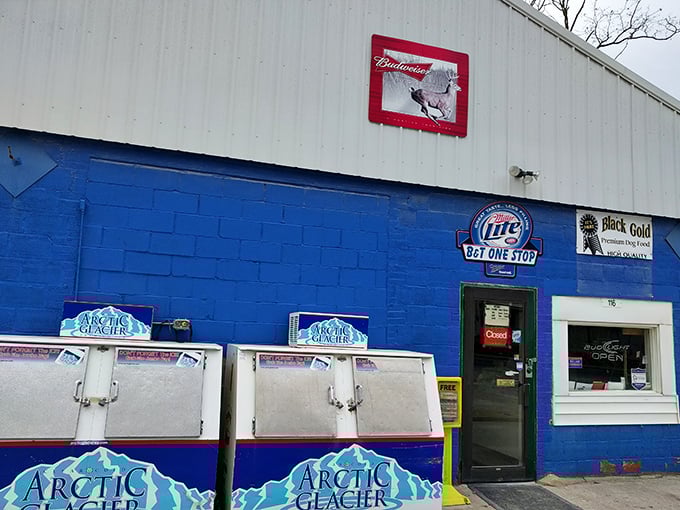 The B&T One Stop embraces its no-frills blue exterior&mdash;proof that in small towns, reputation matters more than Instagram-worthy facades.