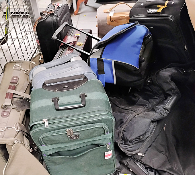 Luggage that's ready for its second act. These bags have stories to tell and new adventures to experience with their next owners.