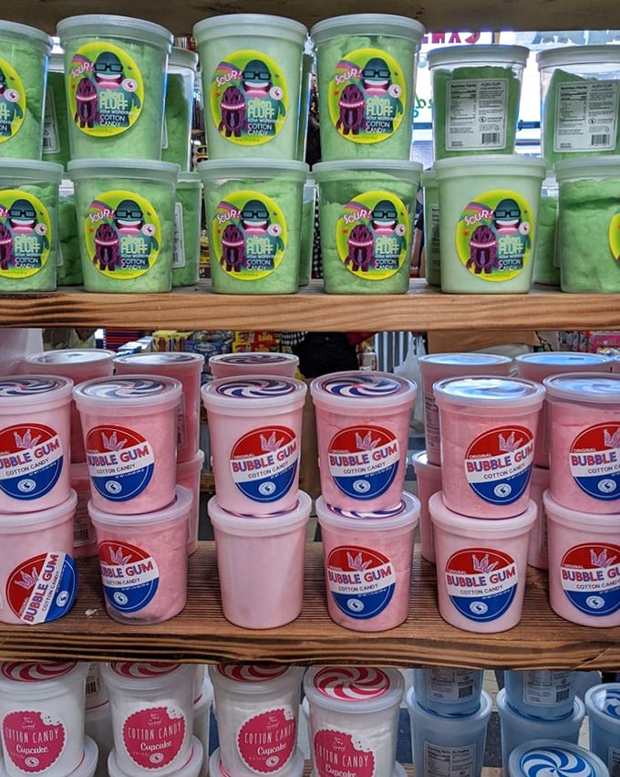 Cotton candy in containers bigger than your head&mdash;because sometimes you need your sugar rush to last until next Tuesday.