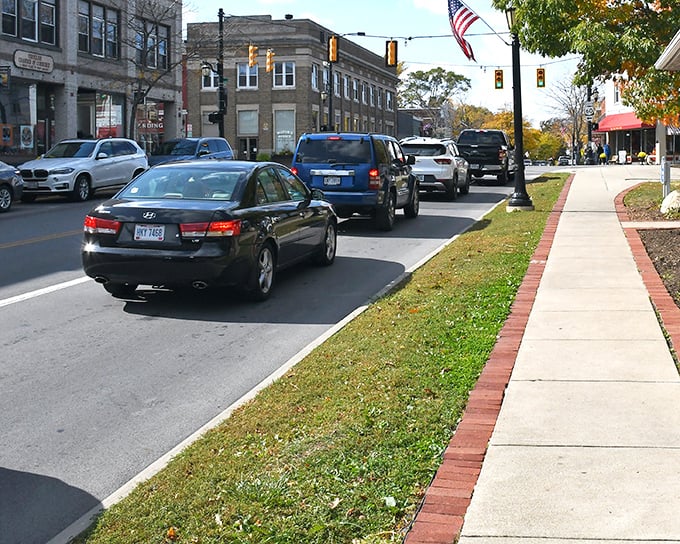 Traffic moves slowly through downtown Vermilion, as if even the cars understand this is a place meant for savoring rather than rushing through on your way somewhere else.