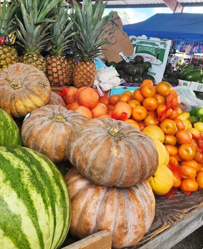 Seasonal bounty that puts supermarket produce to shame. These pumpkins and fresh fruits remind us why "Jersey Fresh" isn't just a slogan&mdash;it's a point of pride.