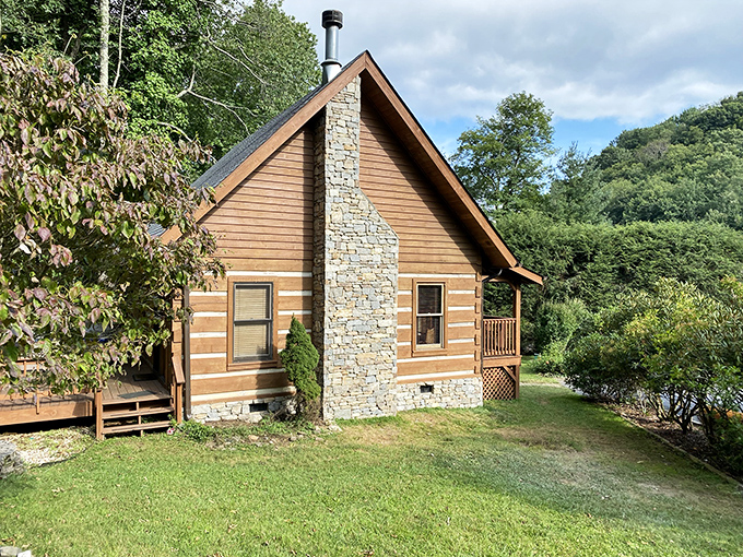 This storybook cabin offers mountain dreams by the night &ndash; where rustic charm meets modern comfort in perfect Appalachian harmony.