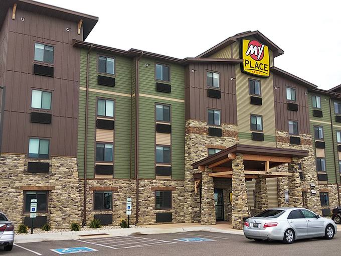 My Place Hotel offers comfort without pretension—the lodging equivalent of a firm handshake and genuine smile after a long day's drive.