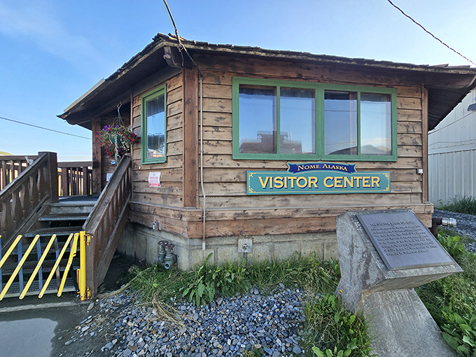 The humble Nome Visitor Center &ndash; your first stop for Arctic adventures and tales of the Great White North.