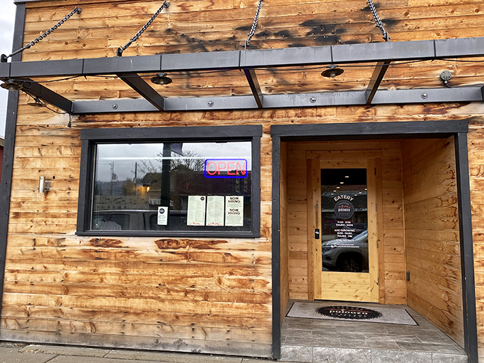 Palooza Basecamp welcomes hungry adventurers with its modern-rustic charm, promising comfort food that tastes even better after a day outdoors.