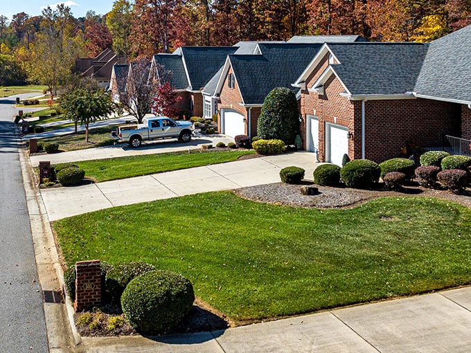 Tidy brick homes with manicured lawns showcase Eden's affordable elegance. Here's where your retirement dollars stretch like yoga instructors.