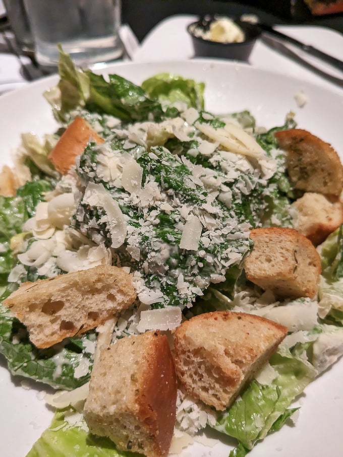 This Caesar salad isn't just a prelude to dinner&mdash;it's a crunchy, cheesy masterpiece worthy of its imperial namesake.