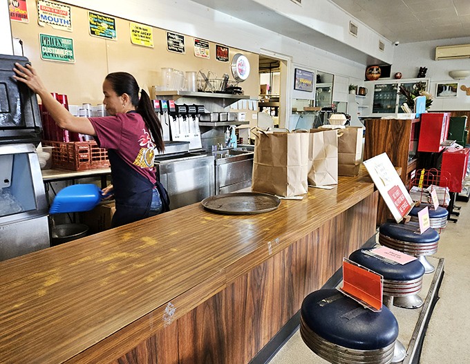 The backbone of any great diner—staff who move with practiced efficiency, turning out plate after plate of local favorites.