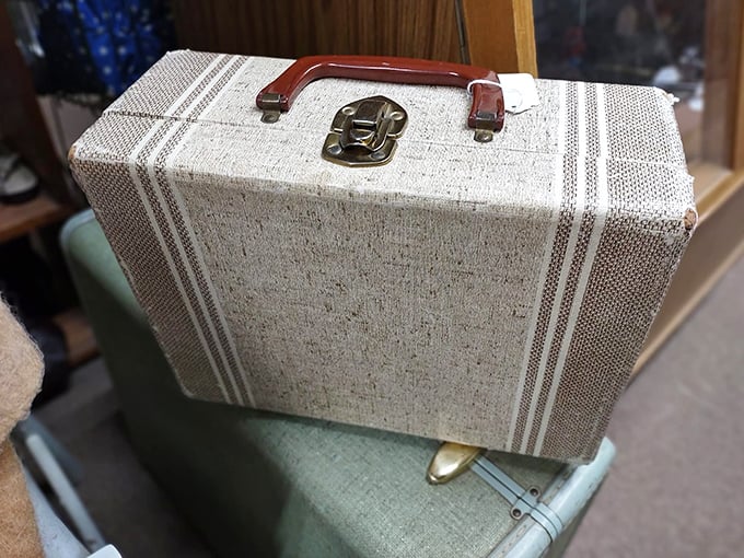 That vintage suitcase isn't just luggage &ndash; it's a time capsule of journeys taken and adventures waiting to happen.