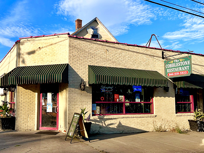 The Cobblestone Restaurant represents the kind of local eatery where servers remember your name and your usual order arrives without asking.