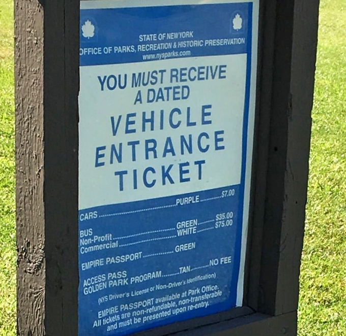 Even the entrance sign reminds you that some of life's greatest pleasures still cost less than dinner and a movie.