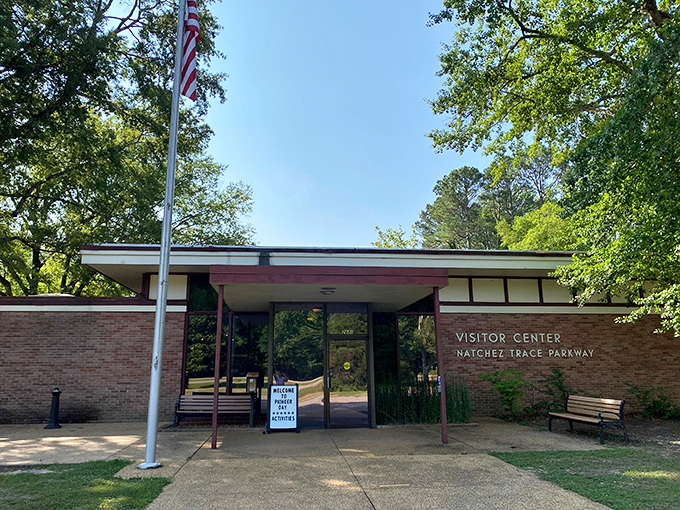 The Visitor Center welcomes travelers with the promise of air conditioning and answers&mdash;two things every smart explorer values equally on a Mississippi summer day.