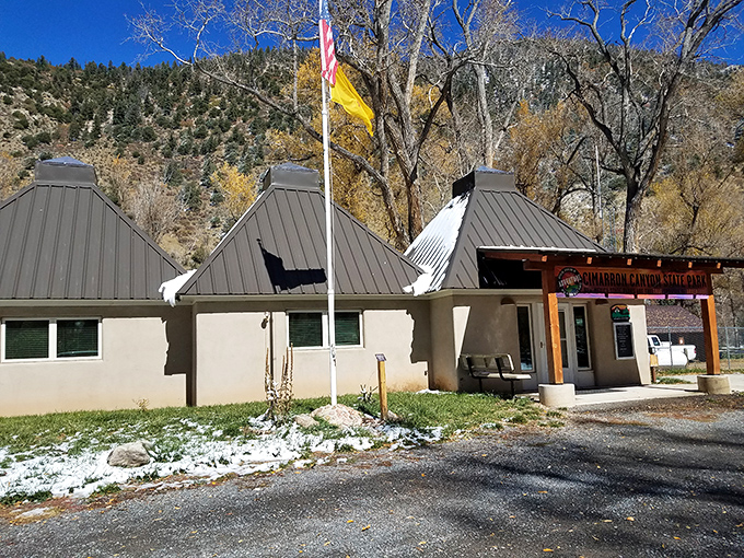 The visitor center stands like a friendly basecamp &ndash; part information hub, part reminder that even wilderness adventures benefit from a proper introduction.