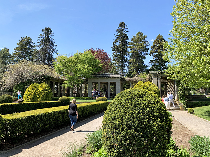 Garden pathways designed for strolling at exactly 2mph&mdash;any faster and you'd miss the details, any slower and you'd never see it all.