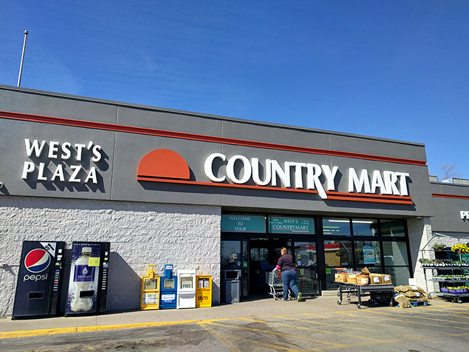 Every small town has its essential stop. West's Plaza Country Mart isn't just a grocery store—it's a community hub where locals exchange news while picking up essentials.