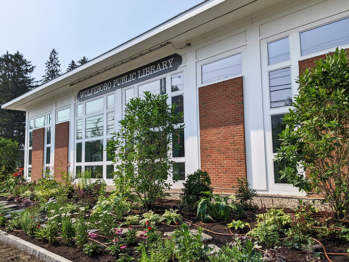 The Wolfeboro Public Library: where books and gardens grow together, feeding both mind and soul.
