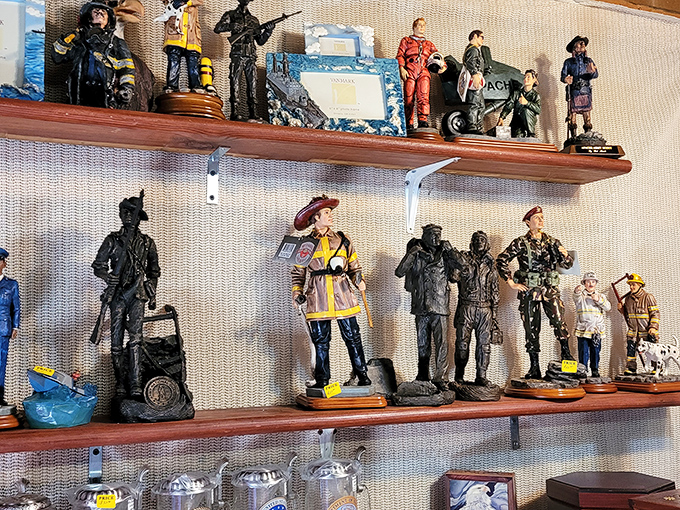 Heroes in miniature! These figurines aren't just collectibles&mdash;they're tiny tributes to those who serve, perfectly sized for desk or display shelf.