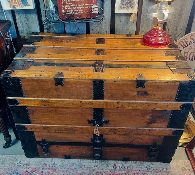 This isn't just a trunk&mdash;it's a portal to another era when travel was an occasion and luggage was built to survive being thrown from a moving train.