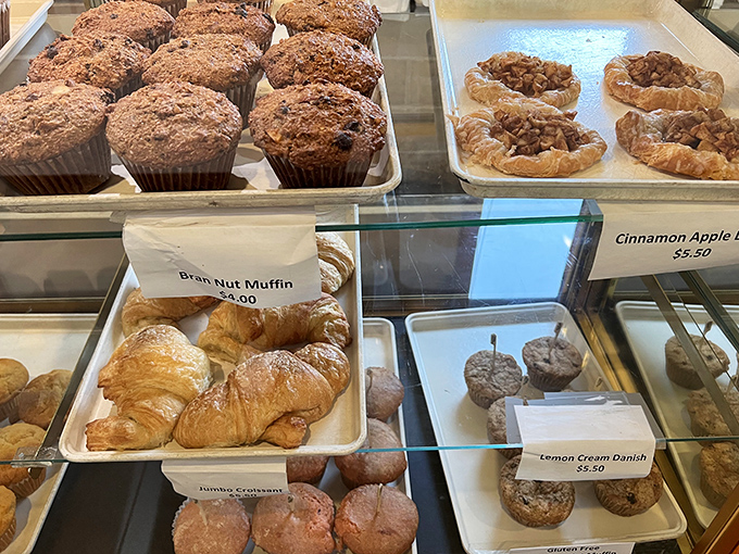 Pastry case treasures that whisper "diet tomorrow" with such conviction you'll find yourself nodding in agreement. Those croissants aren't going to eat themselves.