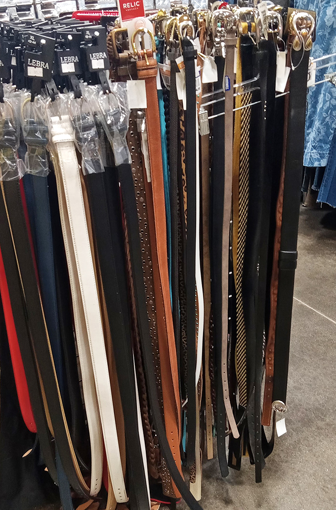 Belt bonanza! From classic leather to statement buckles, the perfect waist cincher is hanging among this leather lineup.