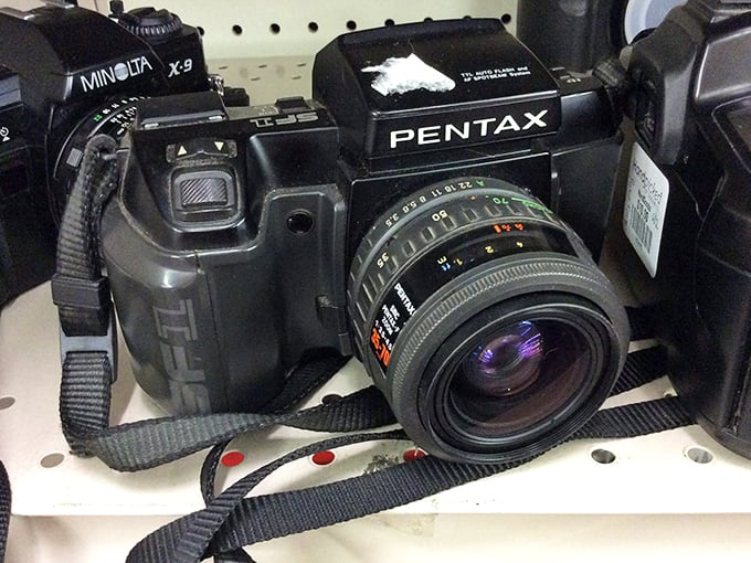Vintage cameras that captured someone else's memories now wait to document yours. That Pentax has seen things, and it's ready to see more.