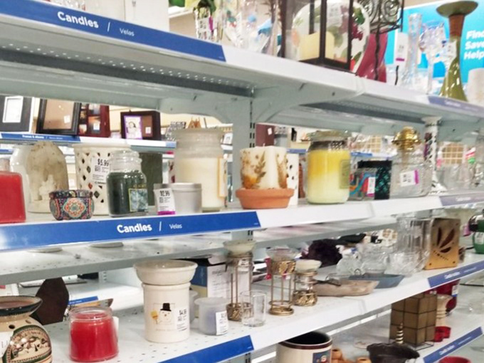 Candles of every shape, size, and previous owner. Some barely burned, others with stories to tell&mdash;all ready for their second act.