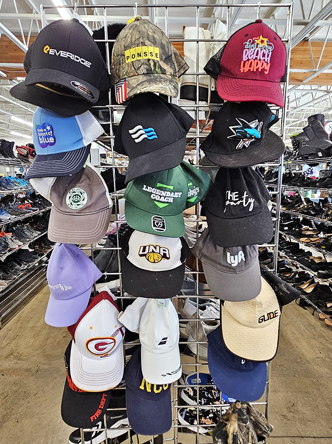 Hat heaven for sports fans and fashion enthusiasts alike&mdash;from UNA to "Don't Worry Be Happy," there's a statement for every head.
