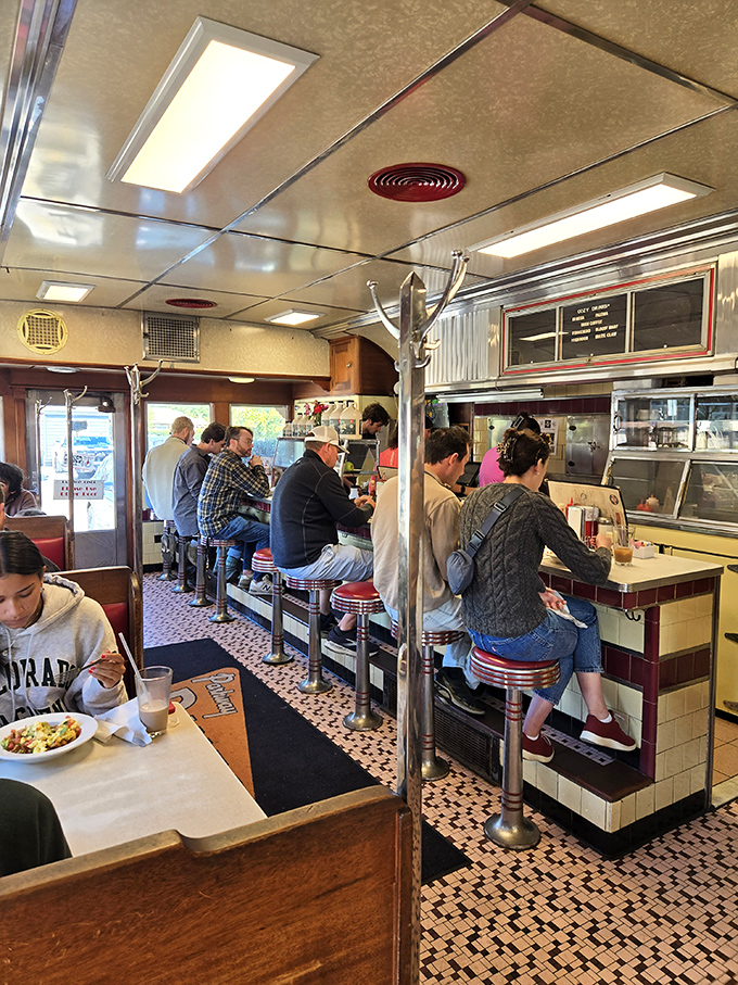 The counter culture: Where locals gather for coffee, conversation, and comfort food, creating the morning symphony that's been the soundtrack of diners for generations.
