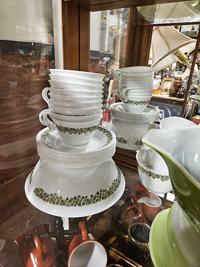 Corelle's Spring Blossom pattern&mdash;the unofficial dinnerware of every Midwestern grandmother from 1970-1985. Still ready for Sunday pot roast.