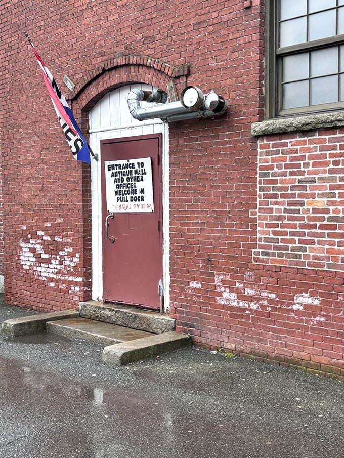The unassuming entrance belies the wonderland within. Like all great adventures, this one begins with a simple door in a brick wall.