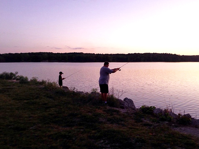 Twilight fishing at Macbride offers that rare modern luxury—genuine quiet, interrupted only by occasional splashes of hope.