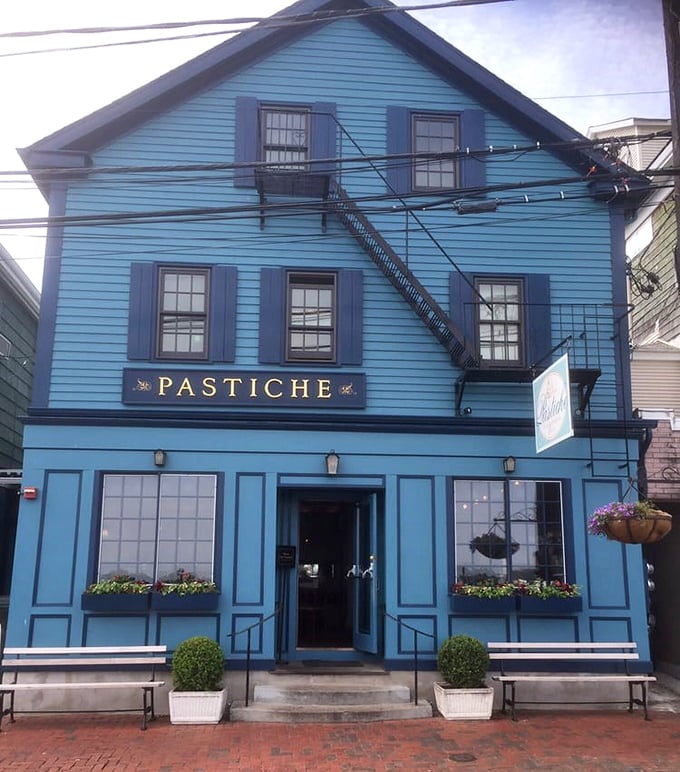 The blue exterior isn't just pretty&mdash;it's a warning sign that your dessert expectations are about to be permanently raised. Consider yourself notified.