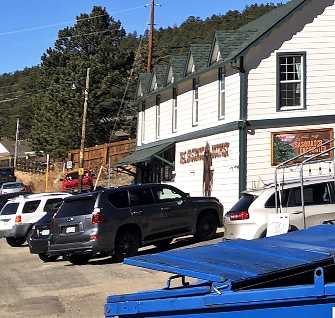 Small town parking with big time flavor waiting inside. No valet needed when mountain hospitality is the real luxury.