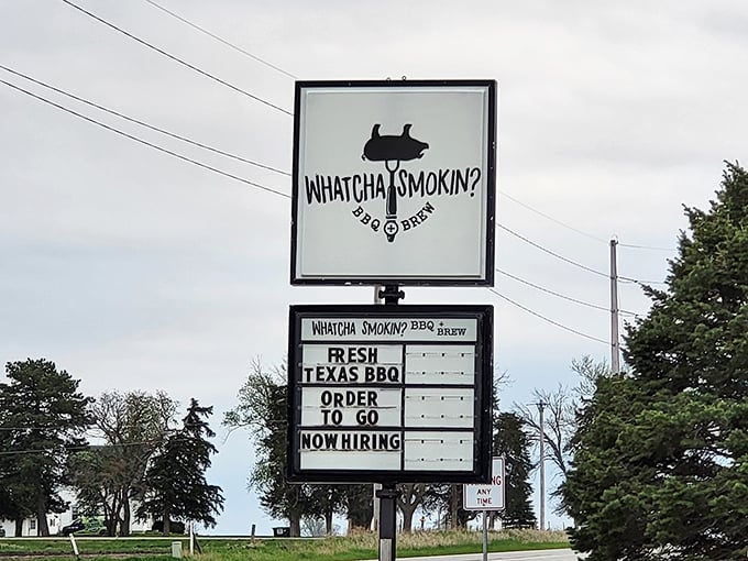 The roadside beacon that's guided hungry travelers for miles. Like a BBQ lighthouse cutting through the fog of lesser dining options.