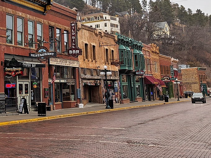 Deadwood's historic Main Street looks like a movie set, with Oyster Bay playing a starring role in the town's unexpected culinary renaissance.