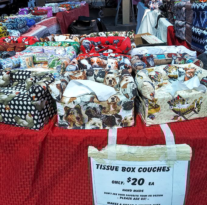 Tissue Box Couches might be the most adorable $20 investment for pet owners&mdash;handmade comfort for small companions in delightfully kitschy fabric patterns.