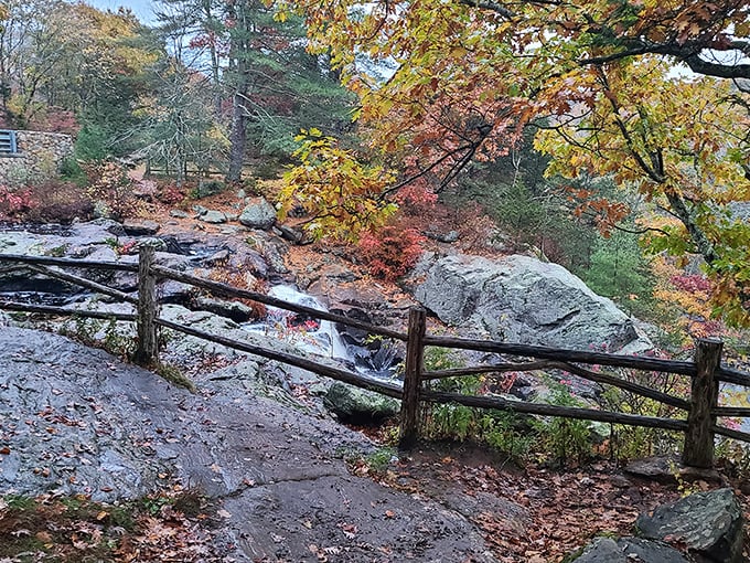 Fall's paintbrush transforms ordinary scenery into extraordinary vistas. Connecticut showing off its seasonal wardrobe change.