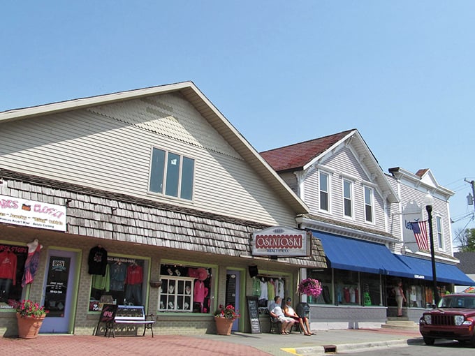 The small-town storefronts of Caseville welcome visitors with the promise of treasures that won't be found in any mall.